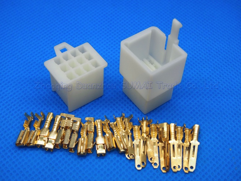 12 way latching plug & socket 2.8mm terminal for cable diameter up to 2 ...